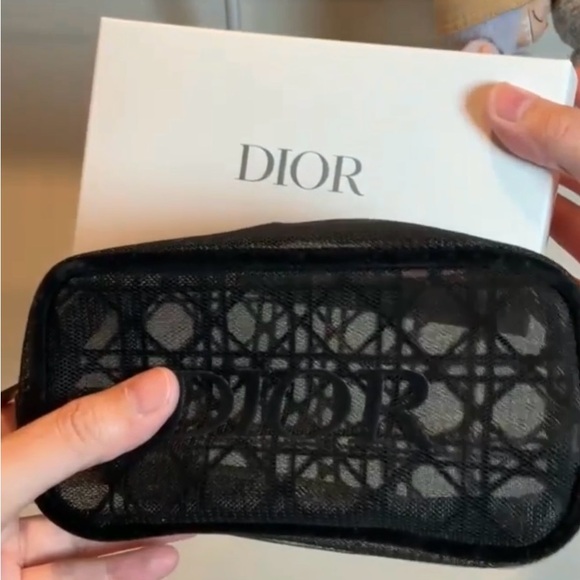 Dior | Accessories | Dior Mesh 7x3 Cosmetic Pouch Mirror Set Gwp ...